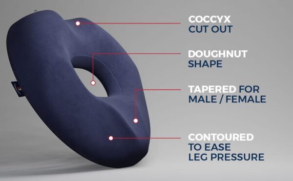 Orthopedic Donut Cushion For Tailbone Hip Back Pain Pressure Relief ...