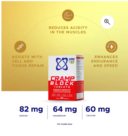 USN cramp block tabs 30s – Physio Products Kenya.