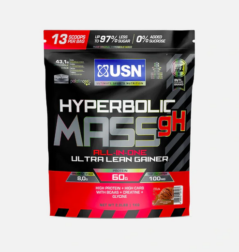 USN Hyperbolic Mass GH – French Vanilla, Dutch Chocolate, Strawberry ...